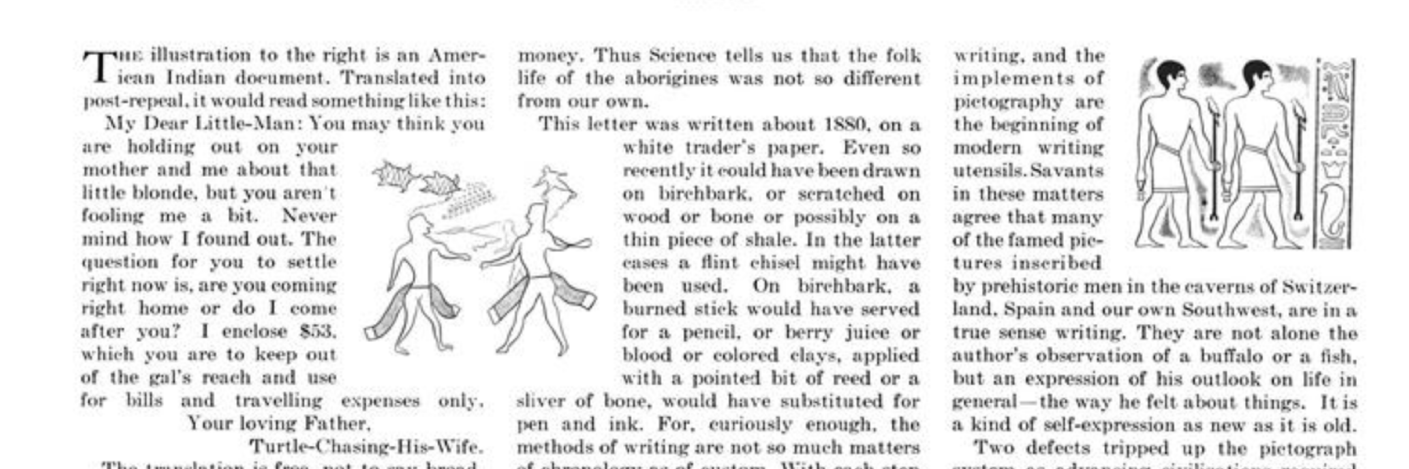 I Take My Pen in Hand | Esquire | AUGUST 1935