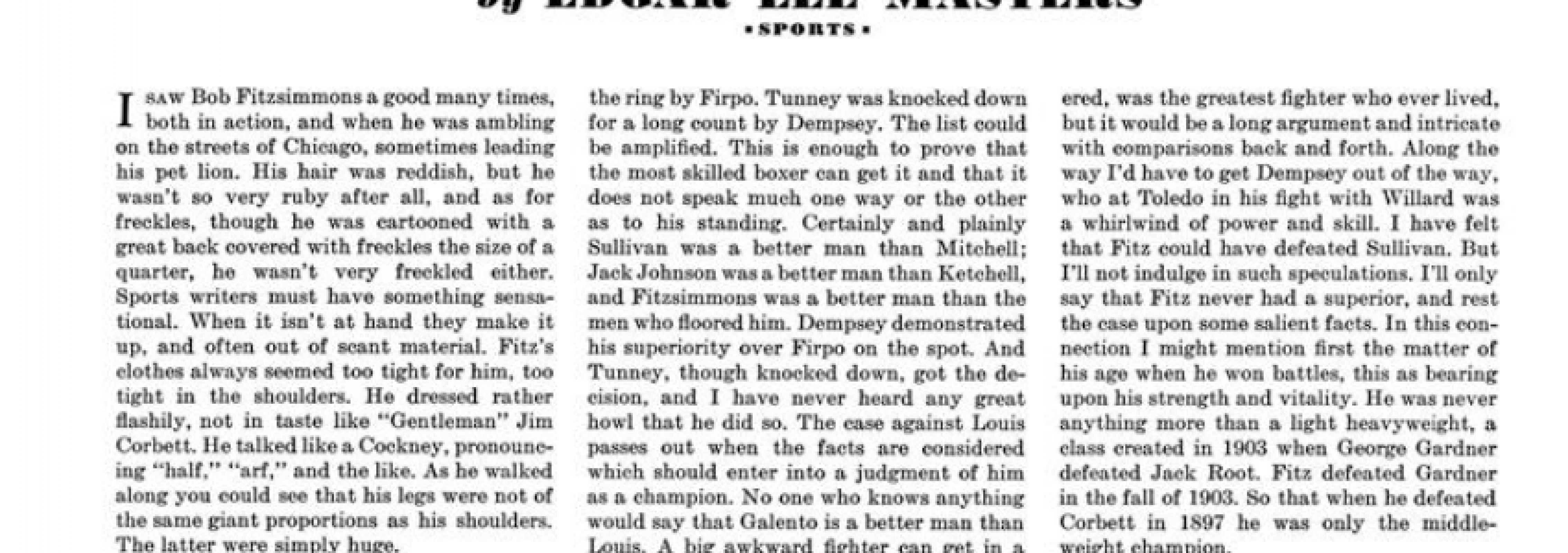 The Time of Ruby Robert | Esquire | FEBRUARY 1940