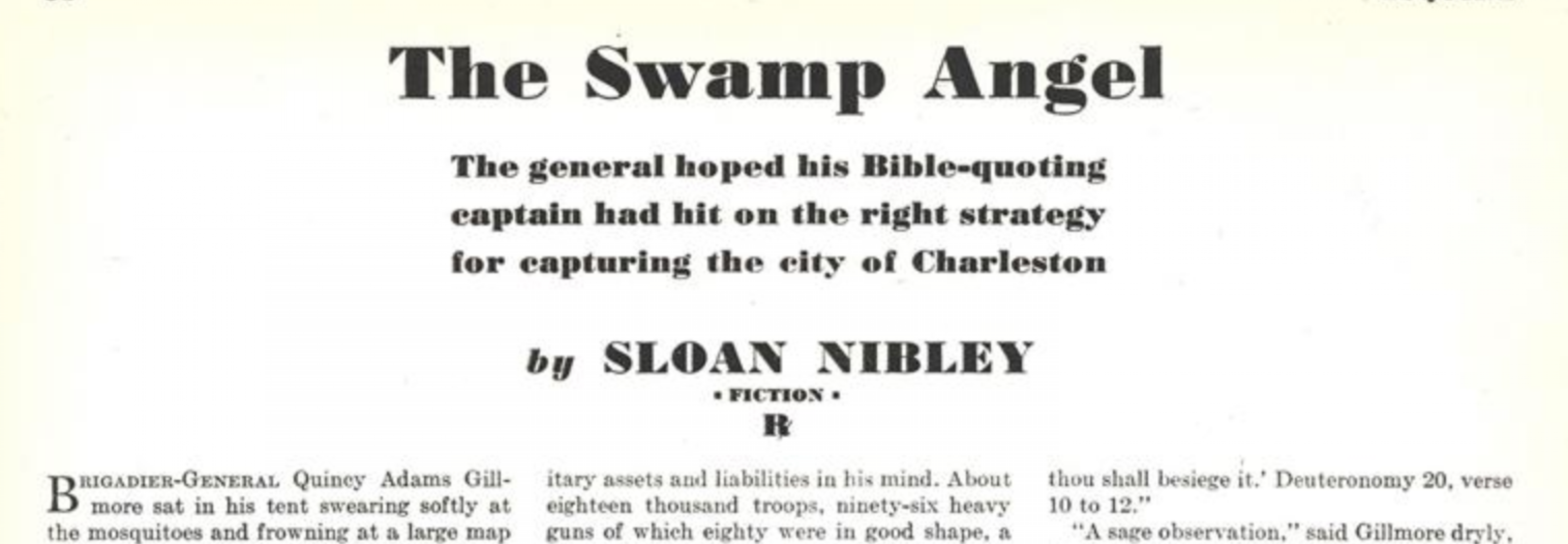The Swamp Angel | Esquire | MARCH 1942