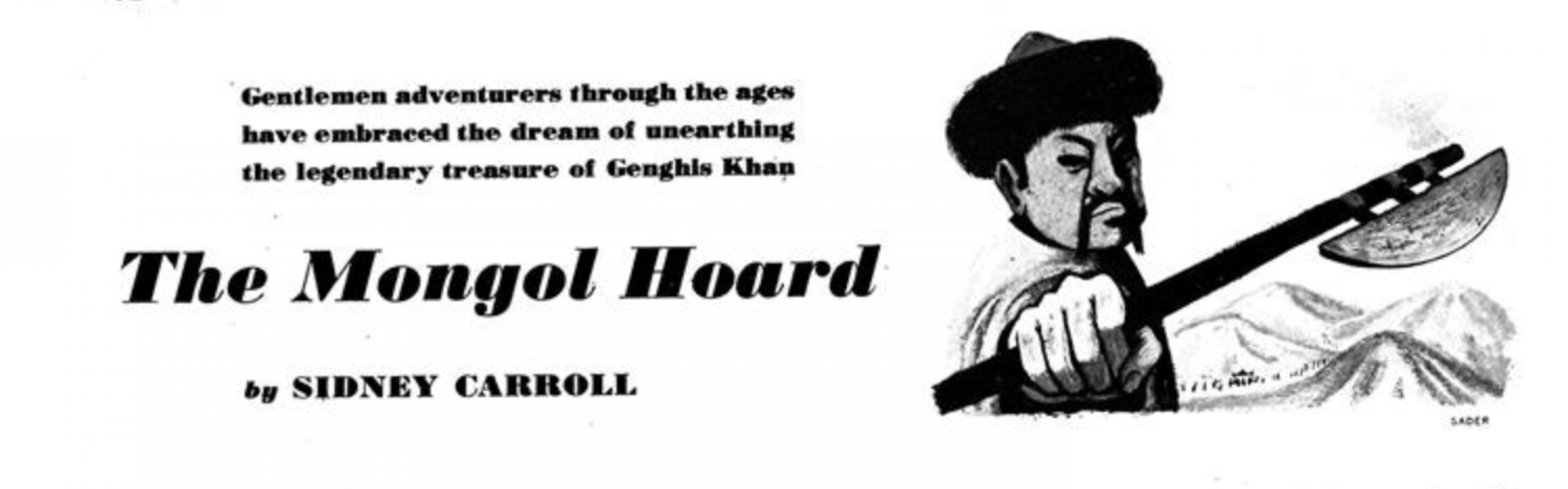 The Mongol Hoard | Esquire | JULY, 1946
