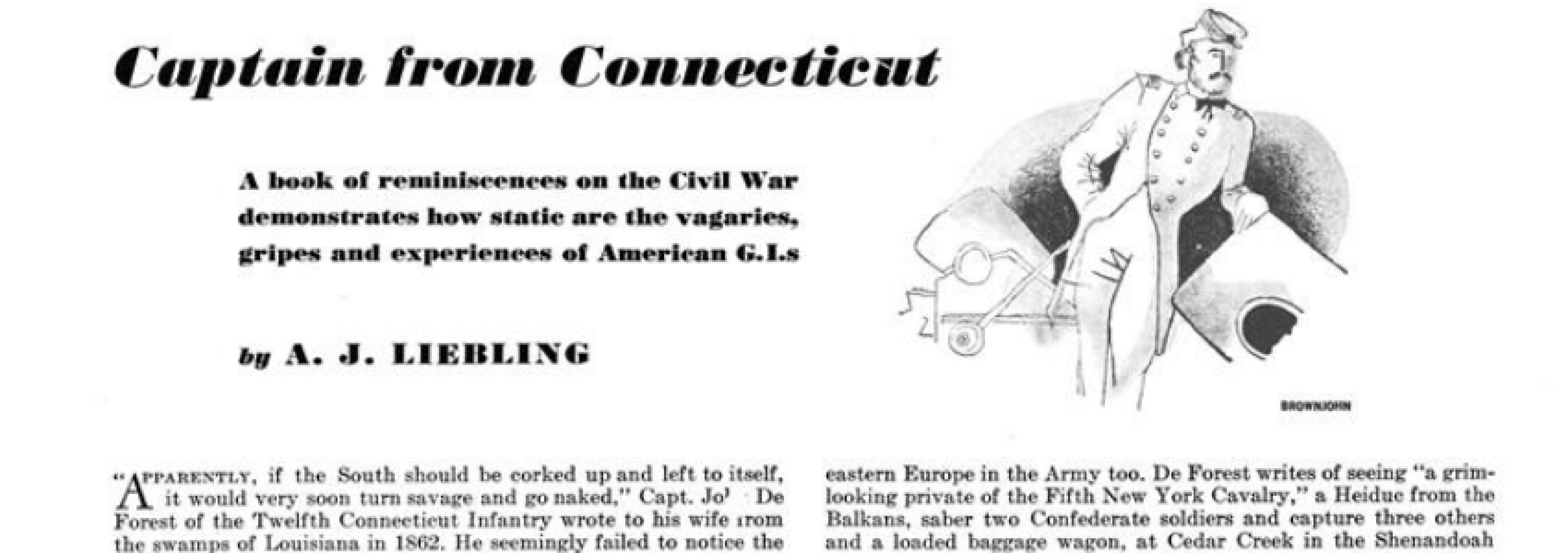 Captain From Connecticut | Esquire | FEBRUARY, 1947