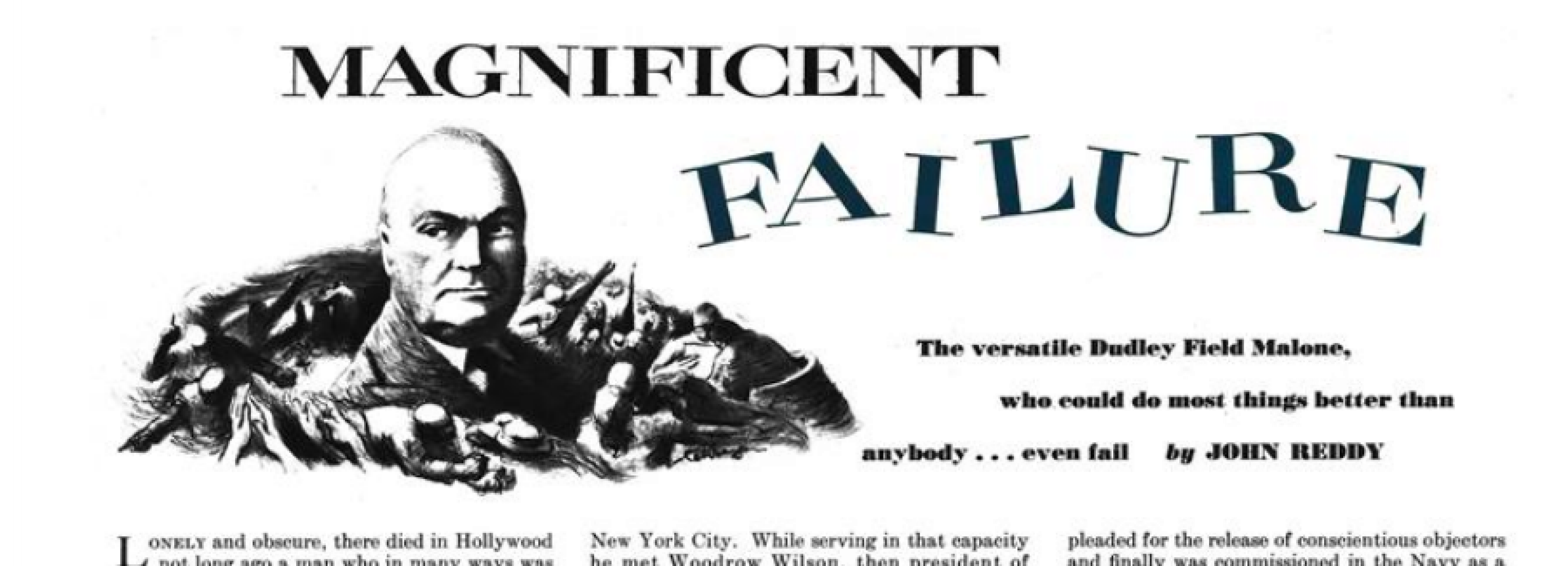 Magnificent Failure | Esquire | AUGUST, 1951
