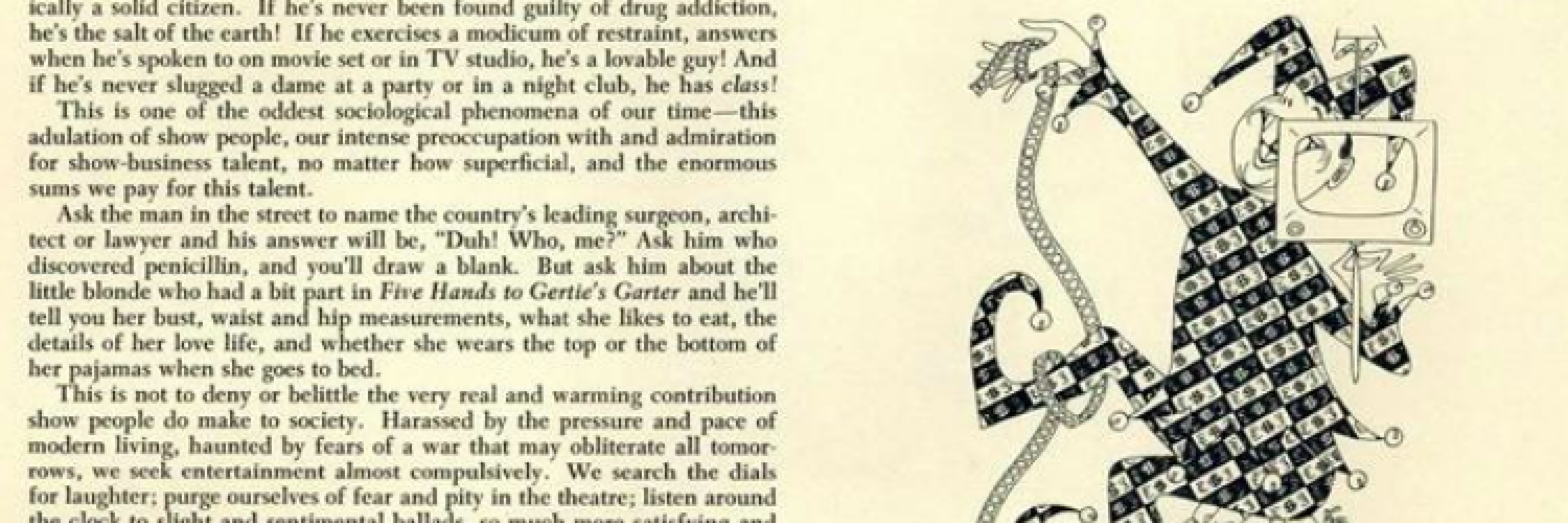 Jester on the Throne | Esquire | OCTOBER, 1955