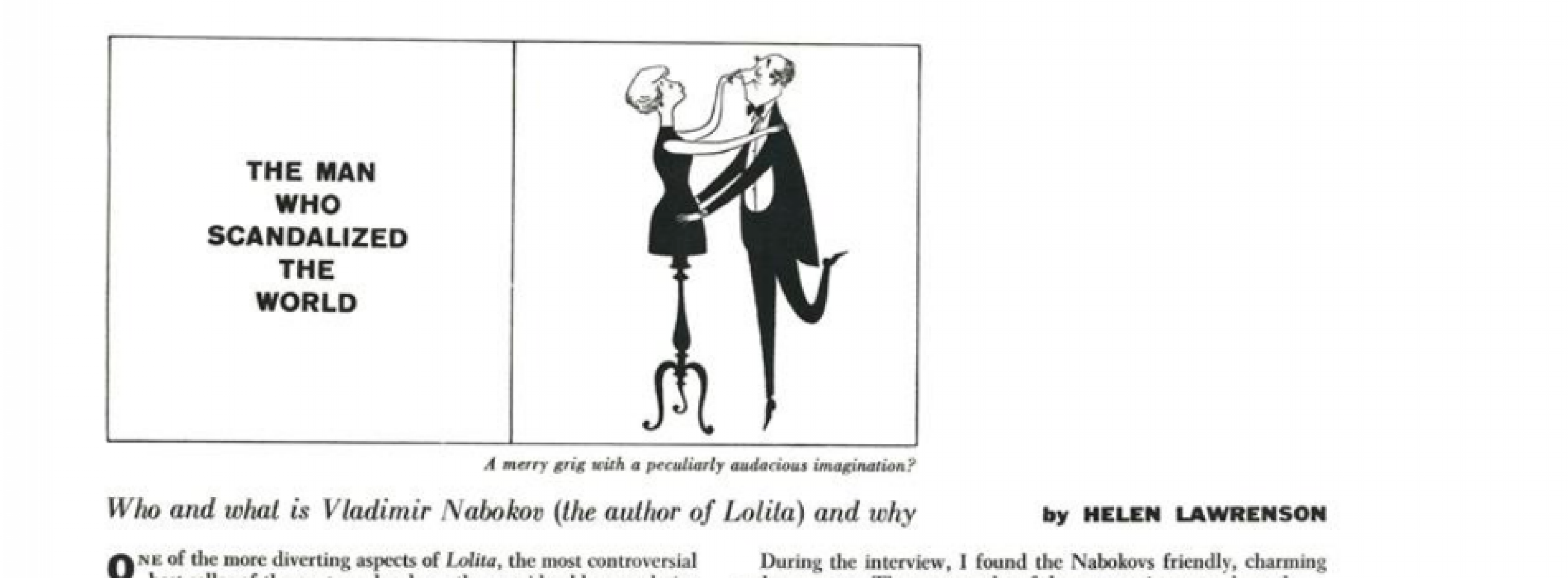 The Man Who Scandalized the World | Esquire | AUGUST, 1960