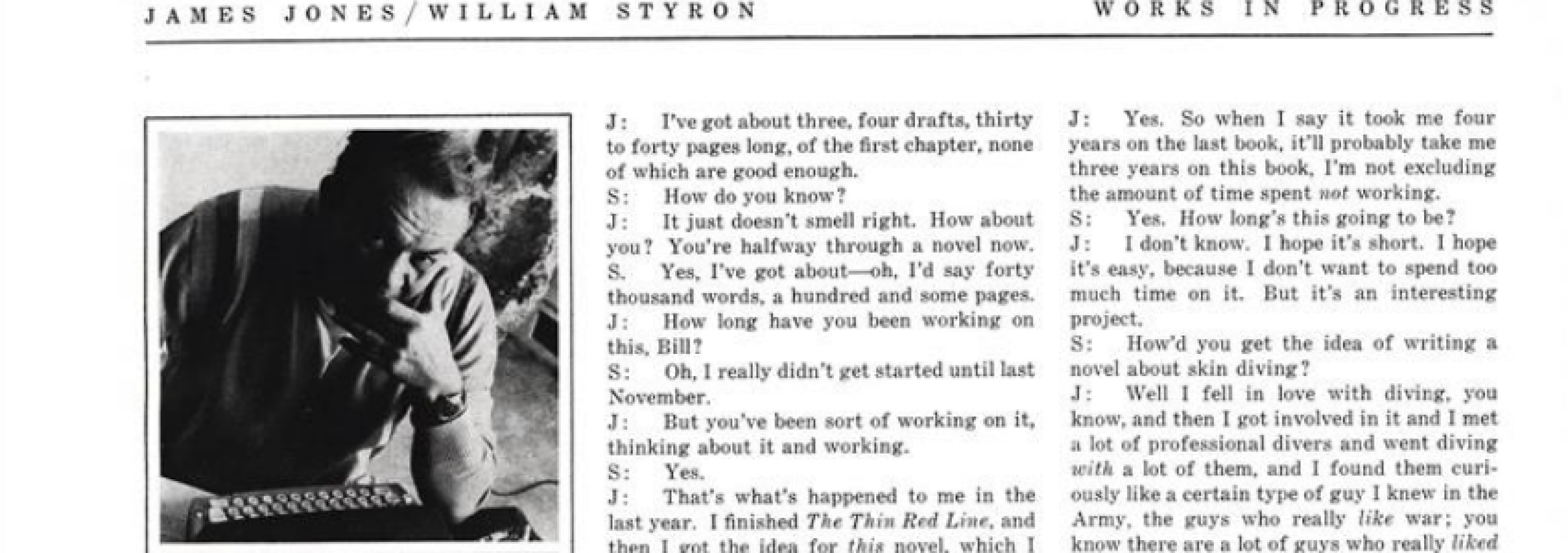 TWO WRITERS TALK IT OVER | Esquire | JULY, 1963