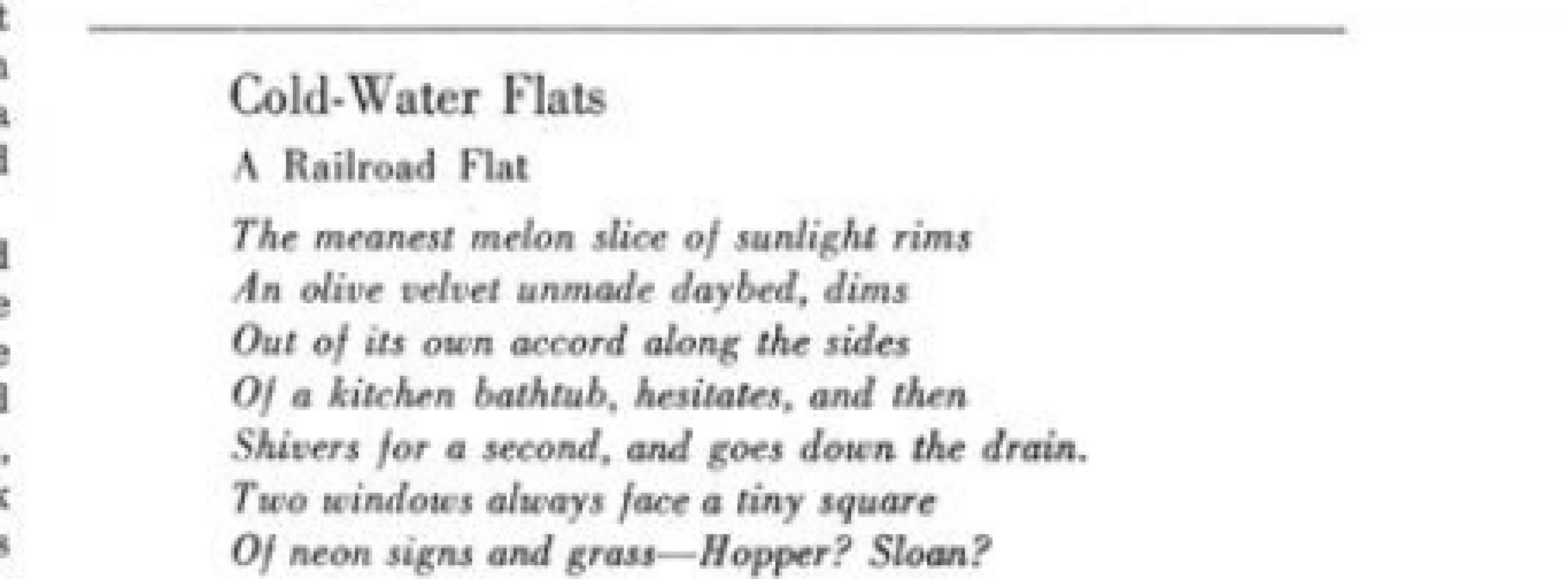 Cold-Water Flats | Esquire | JUNE 1971