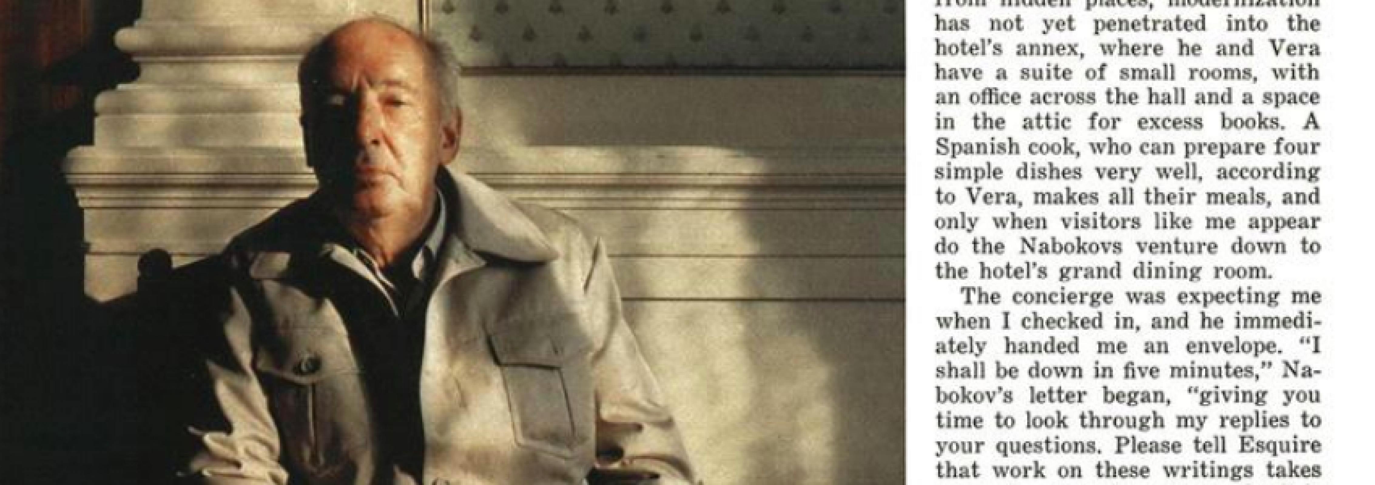 Checking in with Vladimir Nabokov | Esquire | JULY 1975