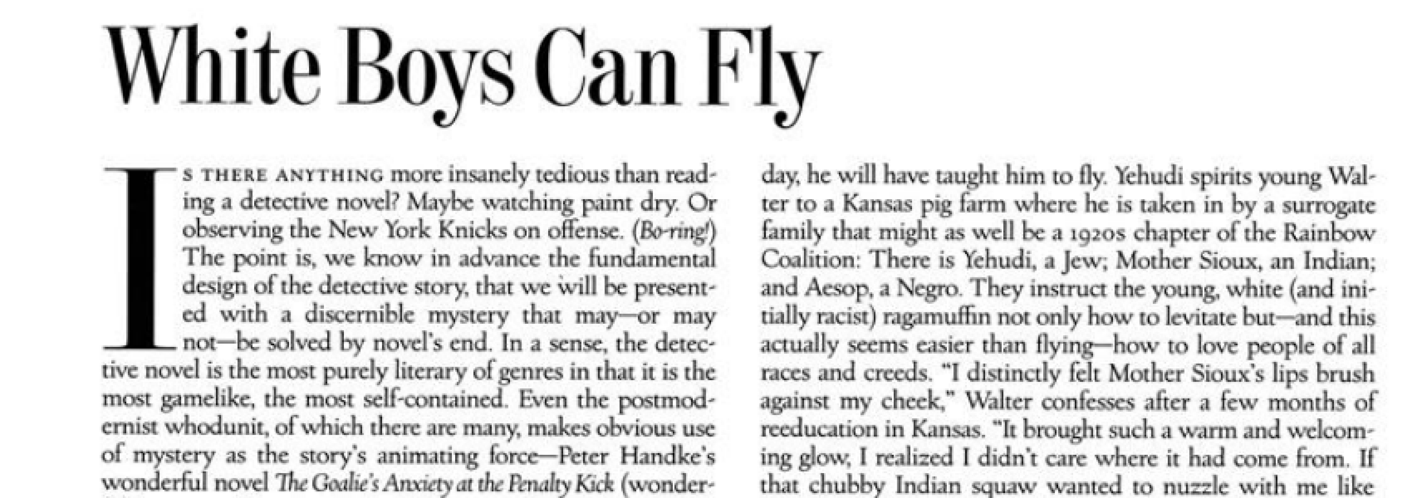 White Boys Can Fly | Esquire | AUGUST 1994