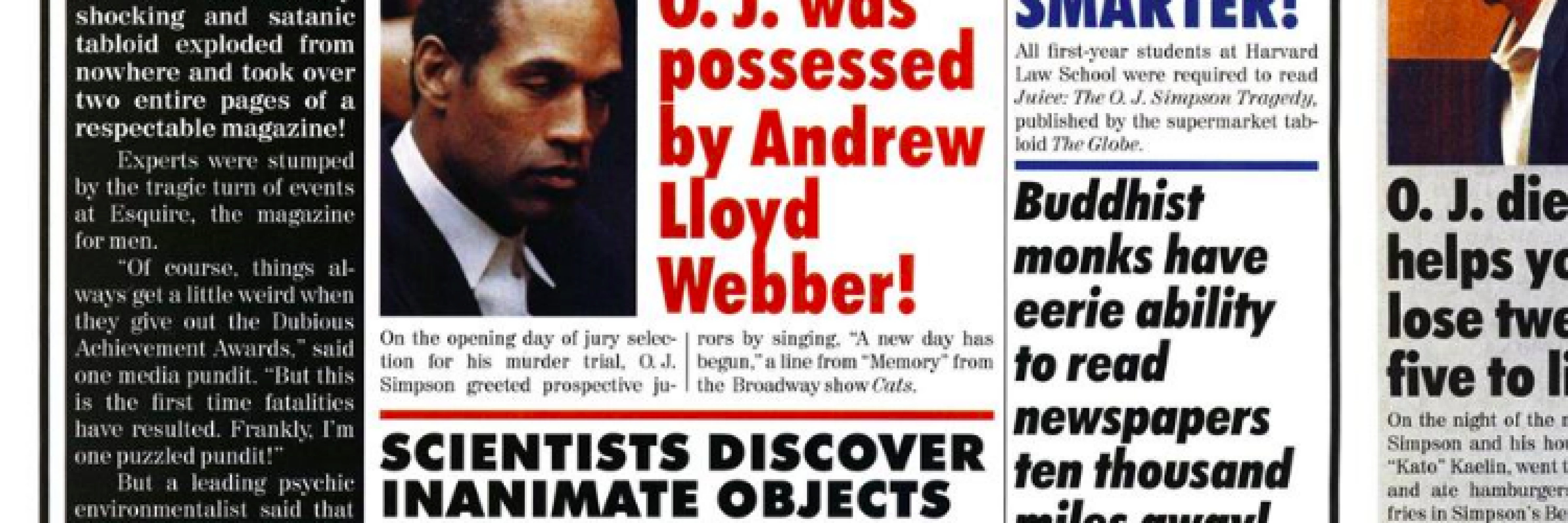 Dubious Achievement Awards of 1994 | Esquire | JANUARY 1995