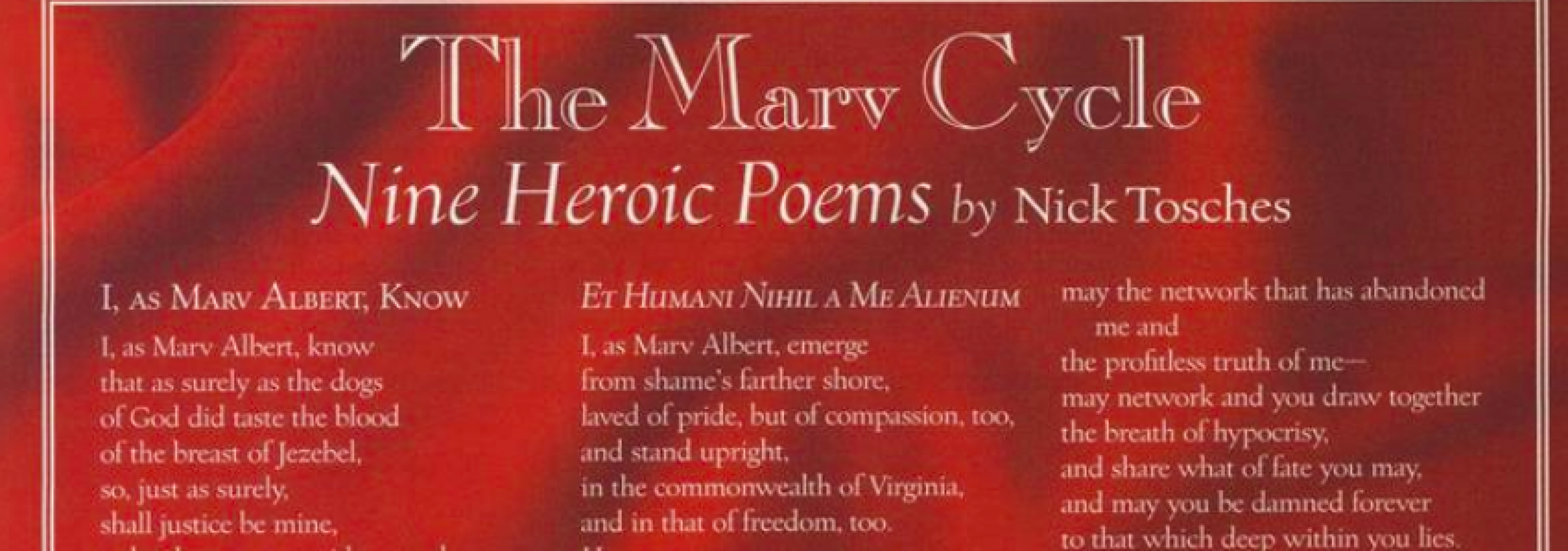 The Marv Cycle | Esquire | JANUARY 1998