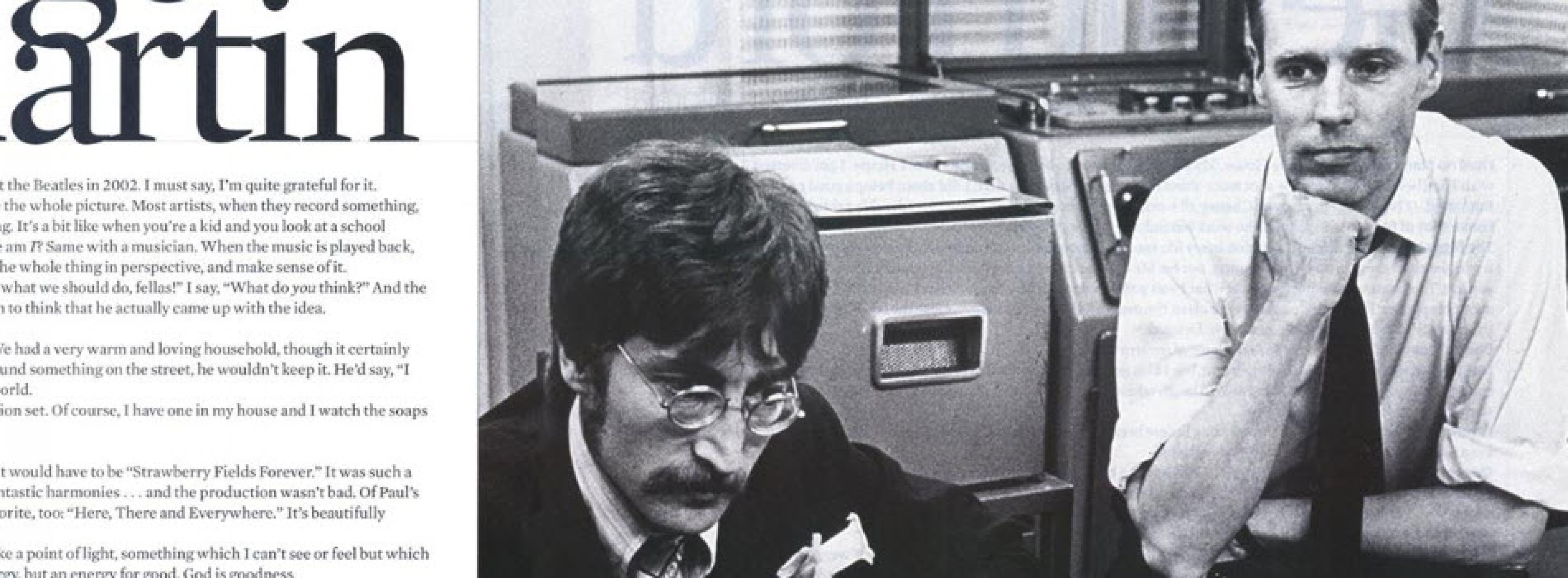 George Martin | Esquire | JANUARY 2003