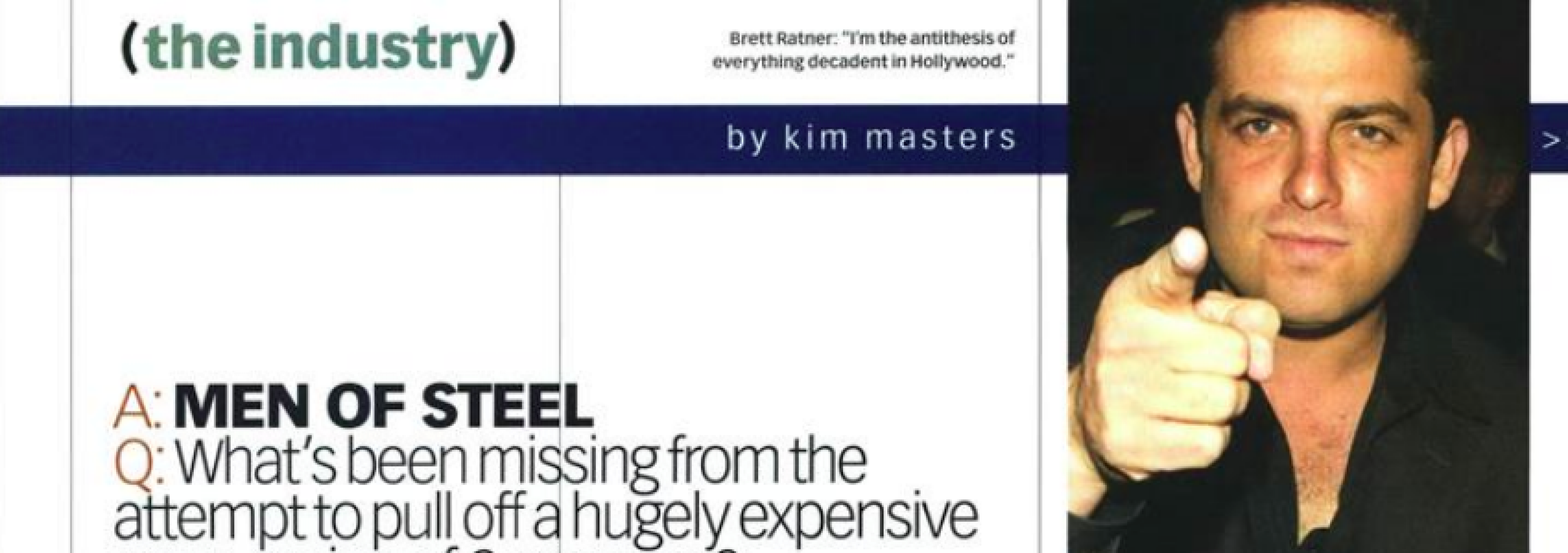 Men of Steel | Esquire | July 2003