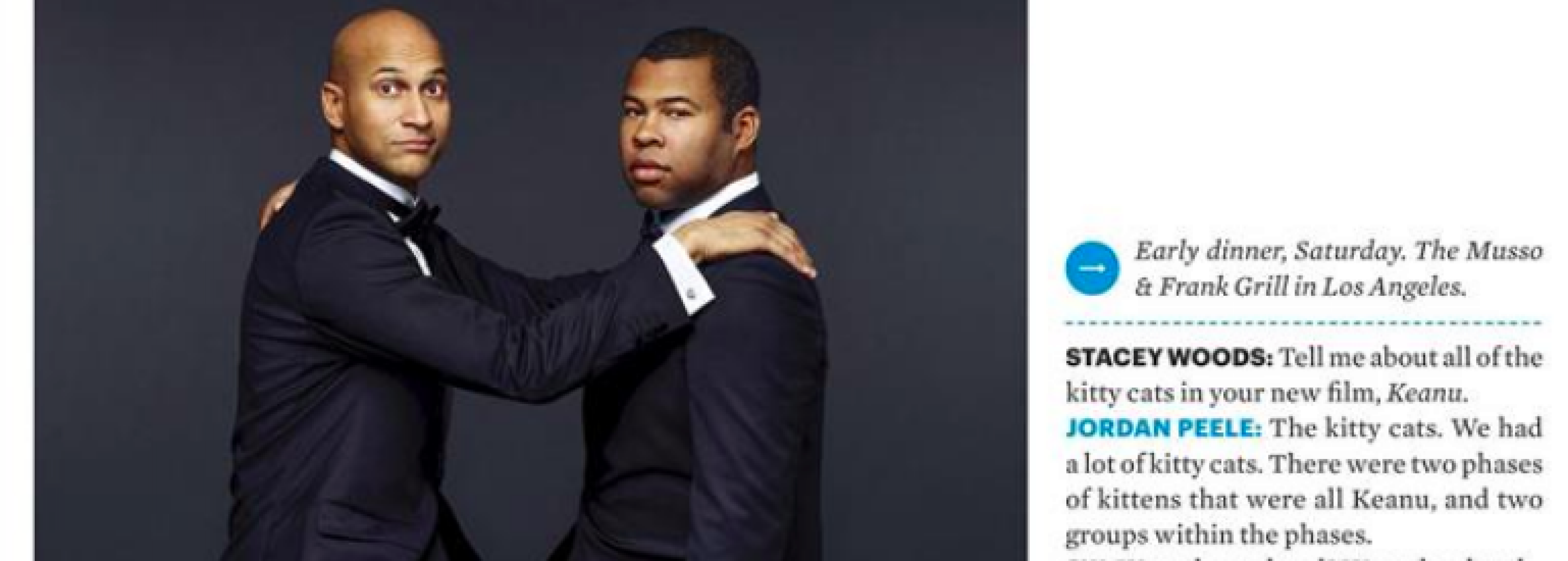 Keegan-Michael Key and Jordan Peele | Esquire | APRIL 2016