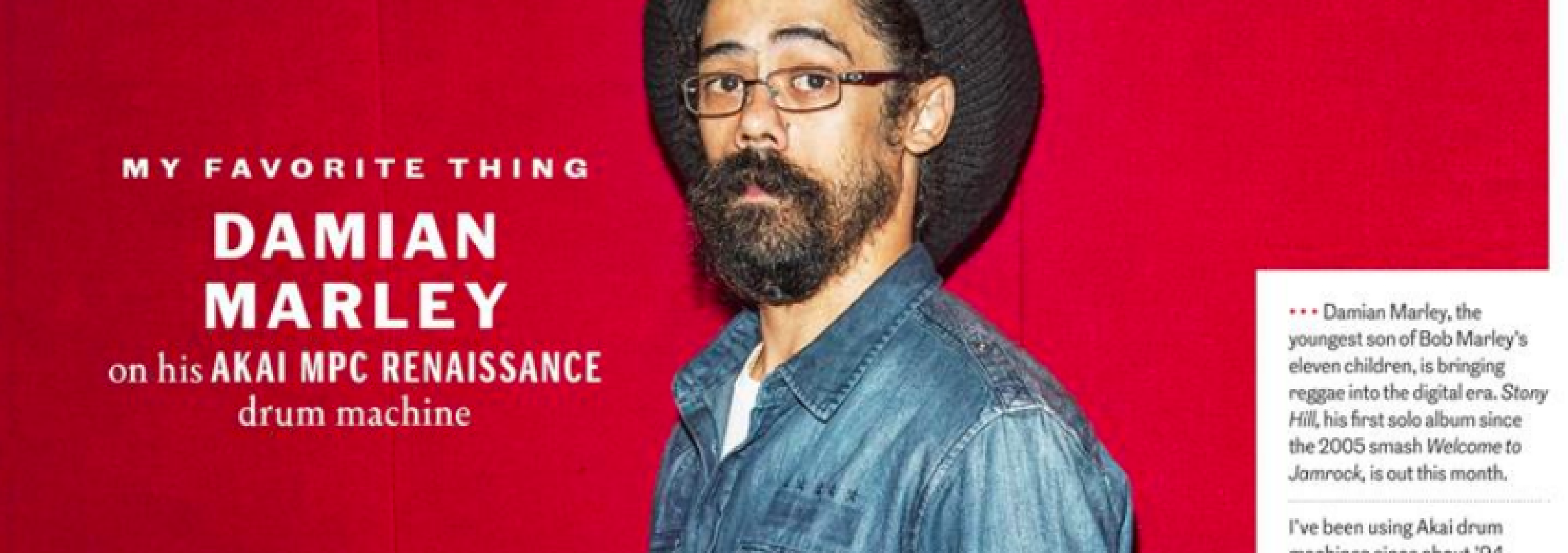 My Favorite Thing: Damian Marley | Esquire | MAY 2017
