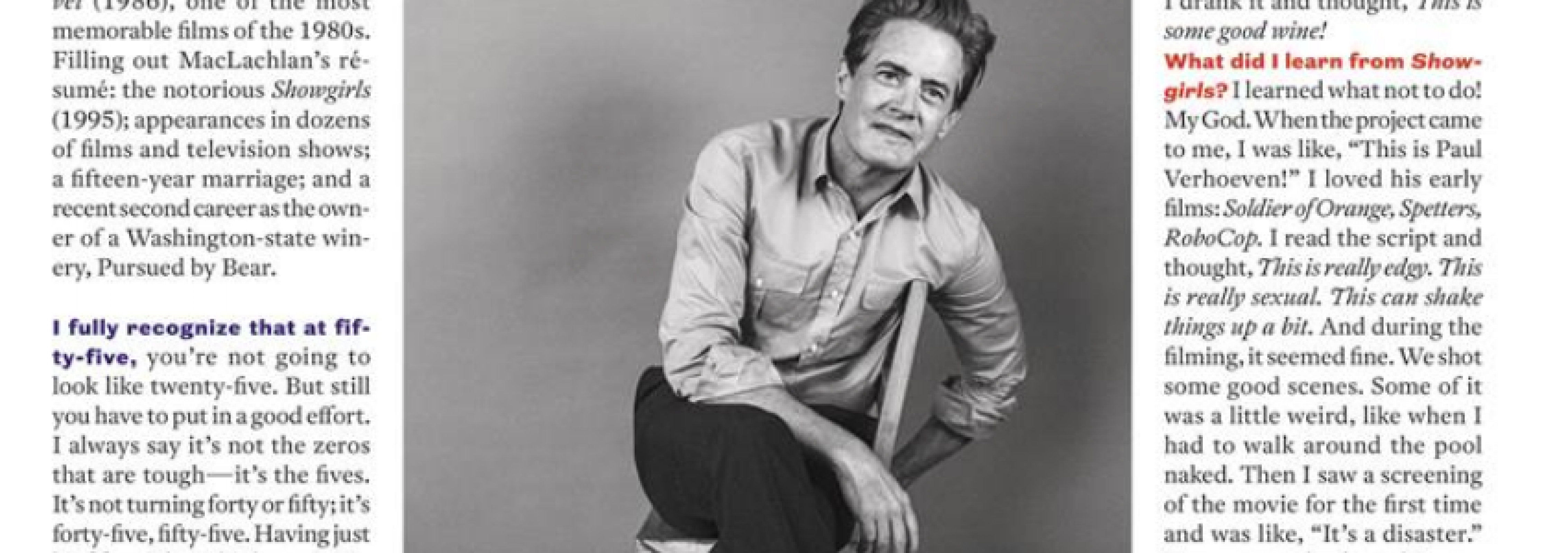 Kyle MacLachlan | Esquire | MAY 2017