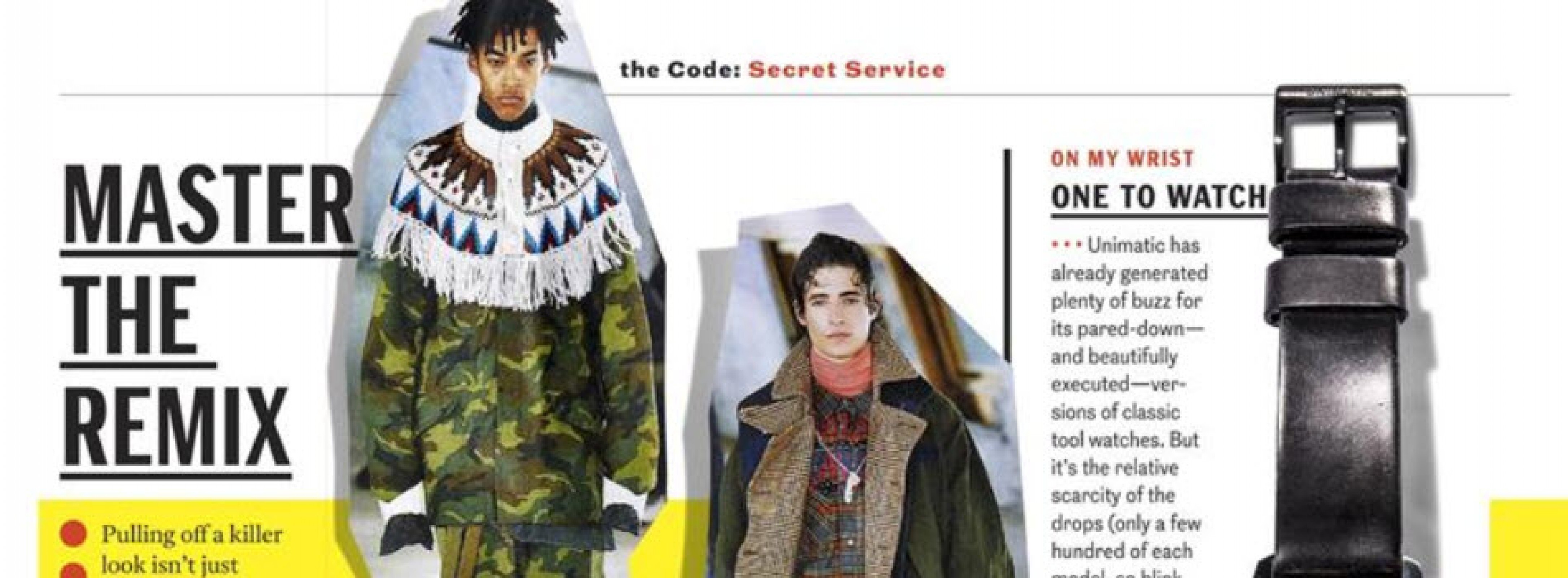 MASTER THE REMIX | Esquire | November 2018