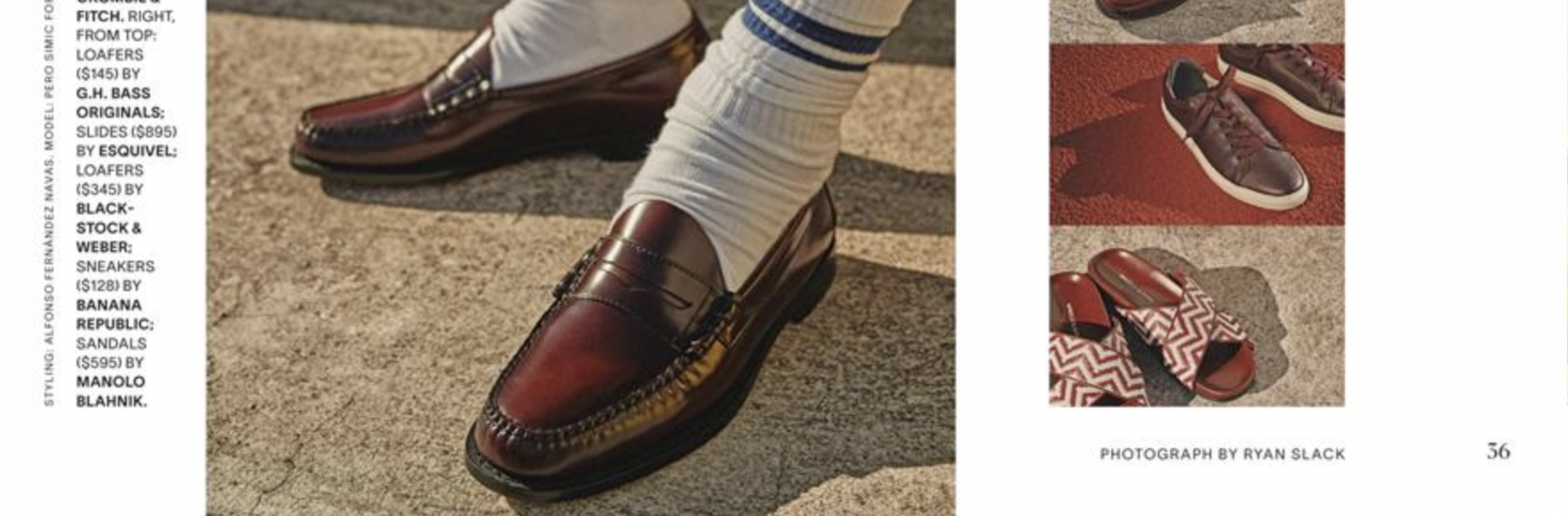 BLOODY GOOD SHOES | Esquire | SUMMER 2022